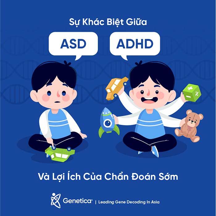Rối loạn phổ tự kỷ ASD (Autism Spectrum Disorder) là bệnh gì? | Genetica®